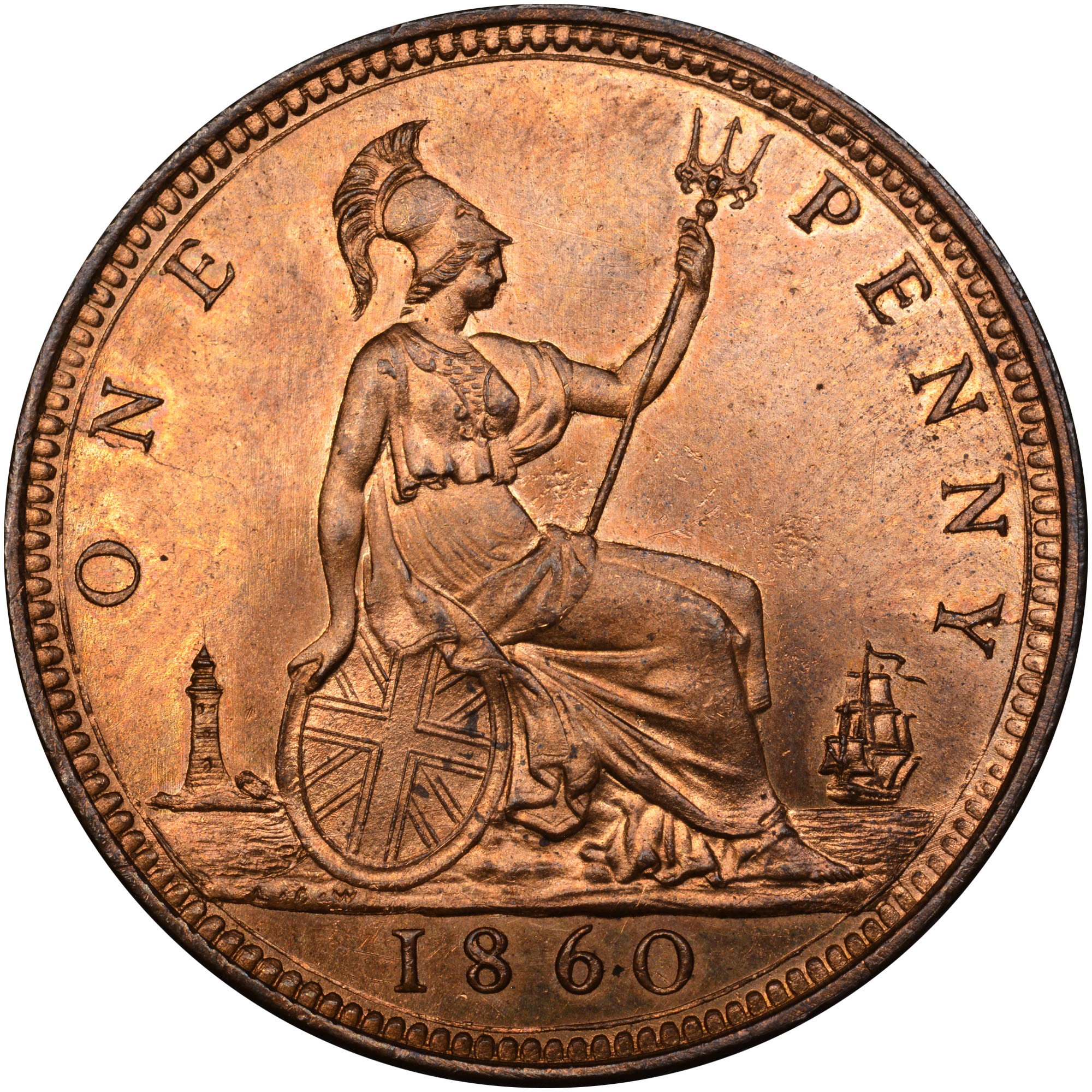 1860 1874 Great Britain Penny KM 749 2 Prices Values NGC 1860 1874 Great Britain Penny KM 749 2 Prices Values NGC