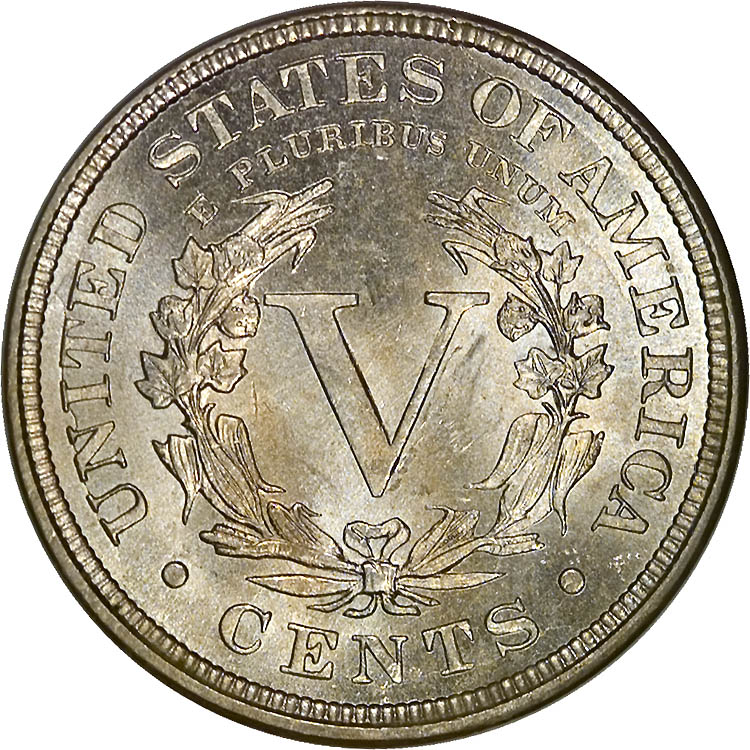 1890 5C MS Liberty Head Five Cents | NGC